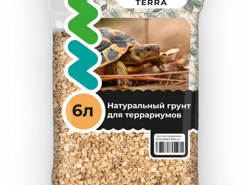 Грунт для террариума novamark terra Щепа бука, 6л