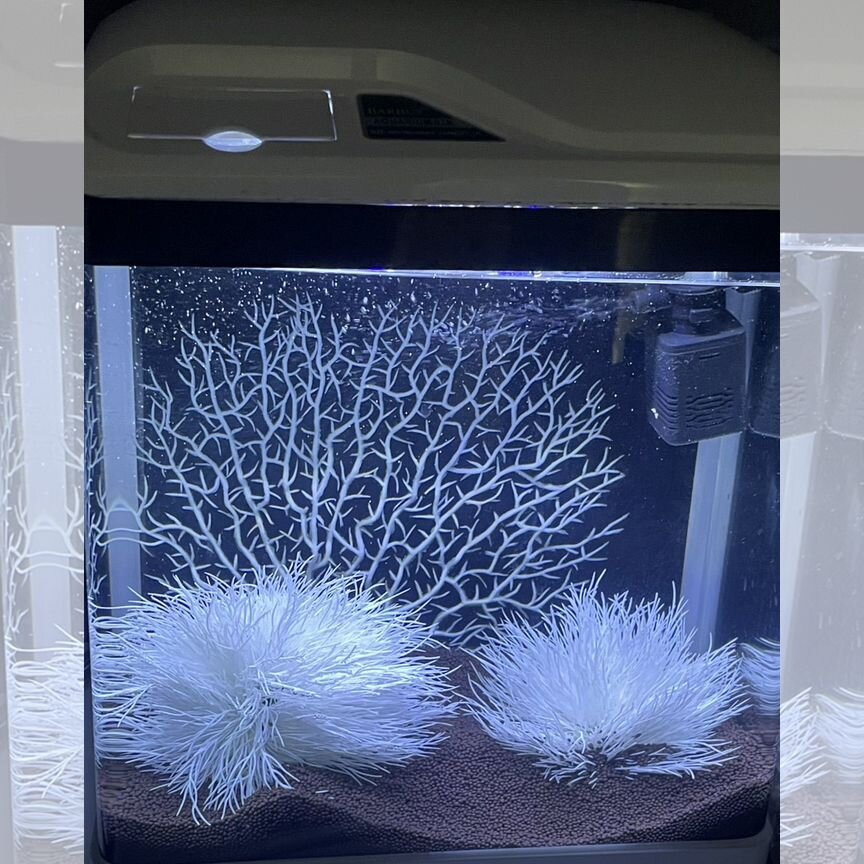 Вквариум 15 литров с декором и фильтром