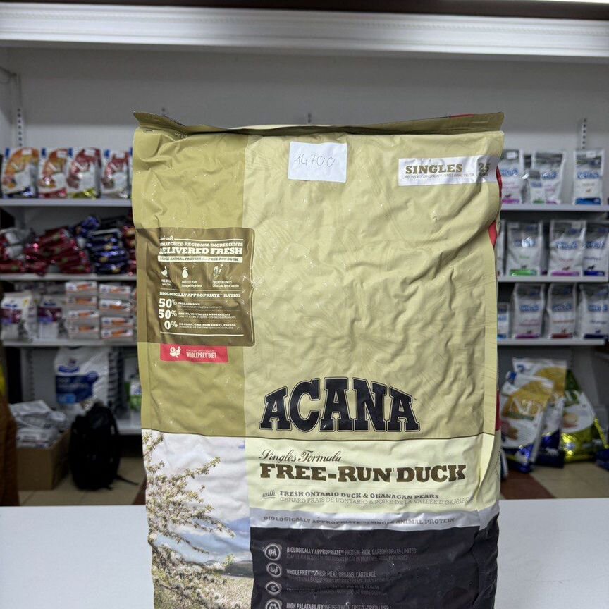 Корм для собак acana Singles Free-run Duck