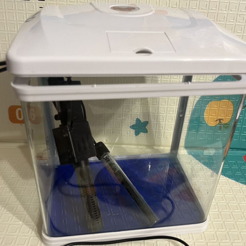 Аквариум 9 литров и воздушный компрессор