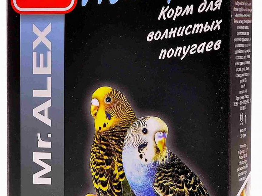 Mr.Alex корм для попугаев "Минерал"