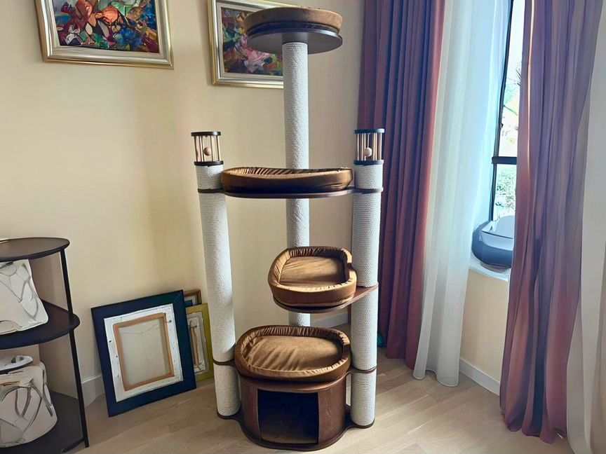 Домик для кошки с когтеточкой