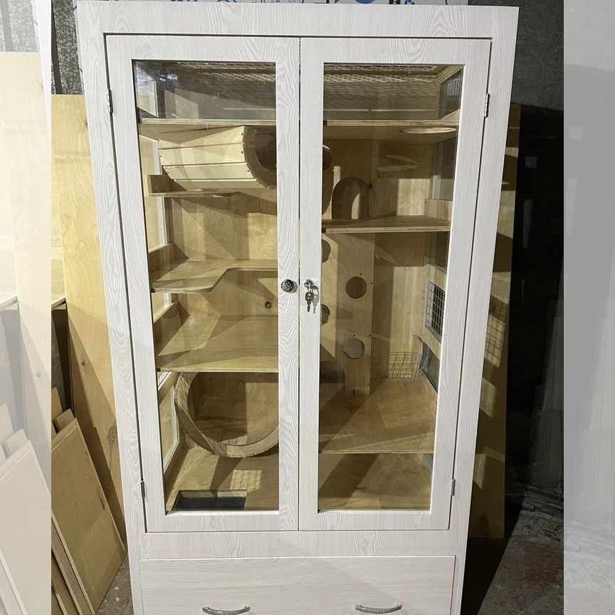 Клетка для дегу, хорька, шиншилл, обезьян