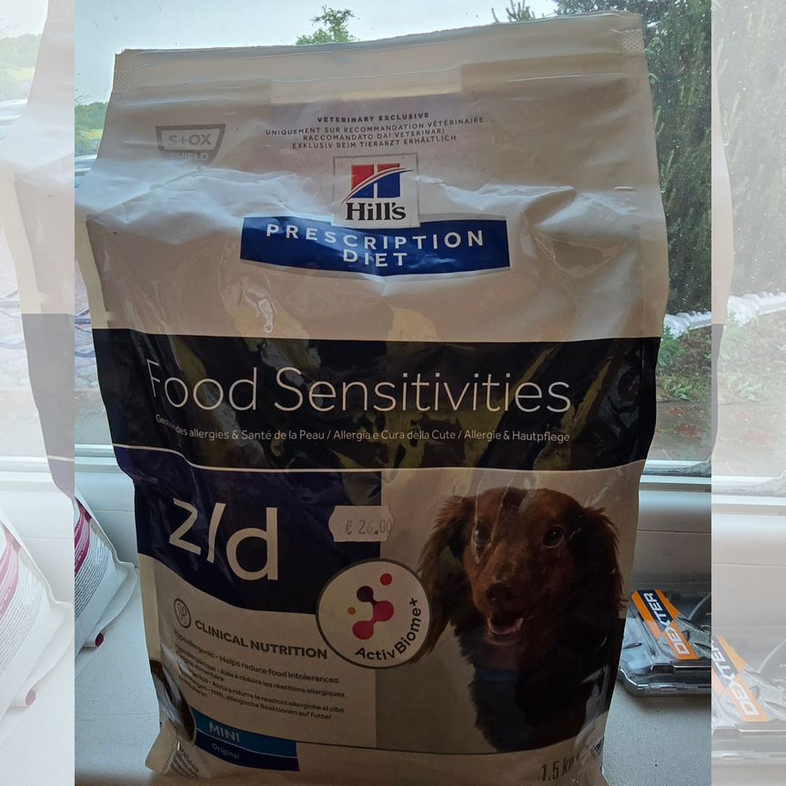 Hills Food Sensitives Diet Mini original из Европы