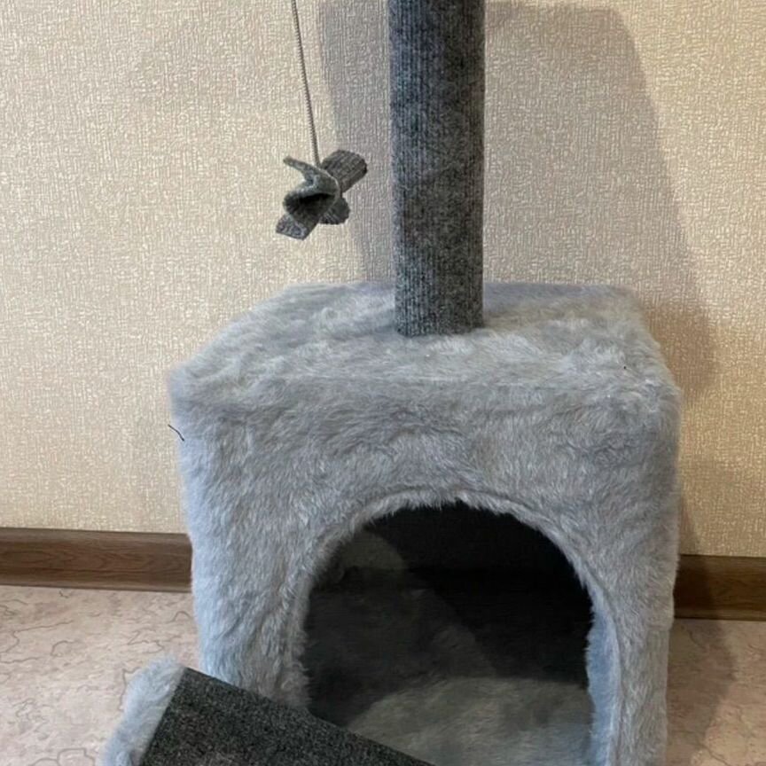 Когтеточка с домиком новая