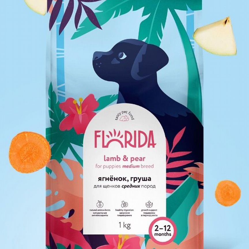 Корм сухой Florida для щенков 7.8 кг