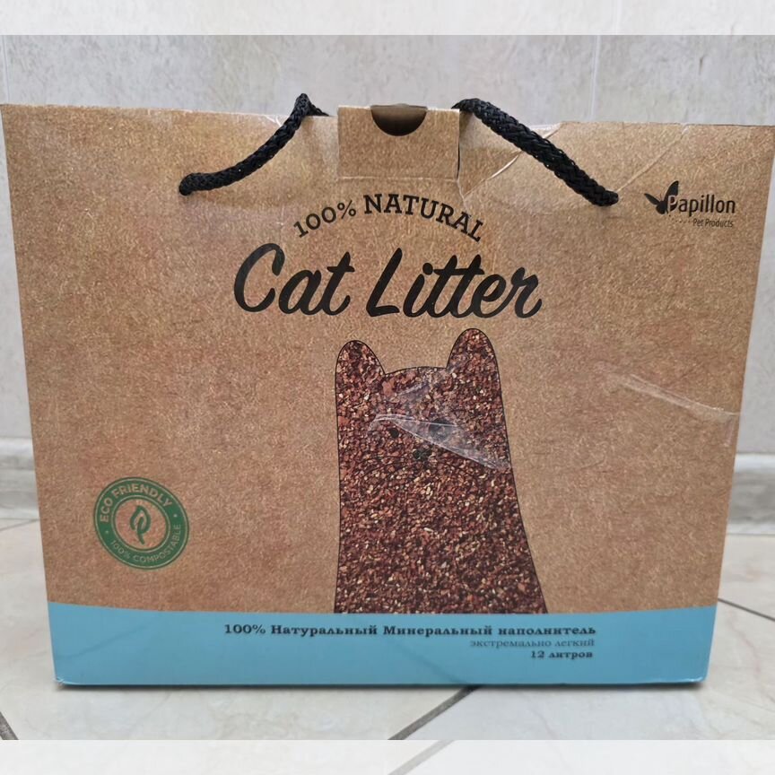 Кошачий минеральный наполнитель 12л
