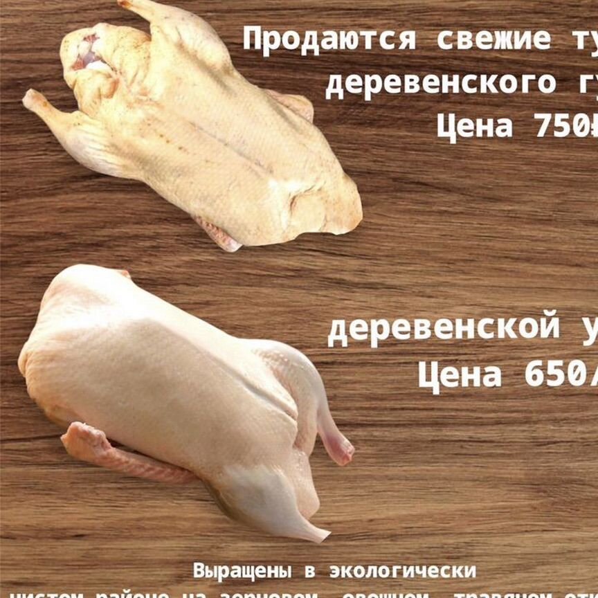 Подается гуси -750 р