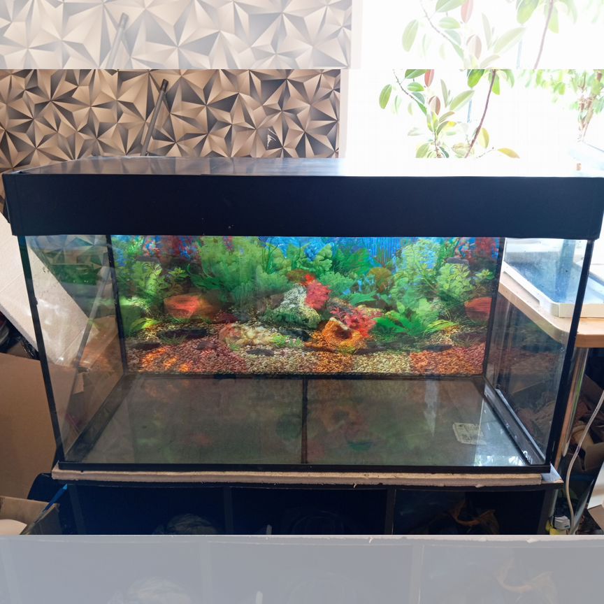 Аквариум 200л Jebo R352 67л 90,30,25