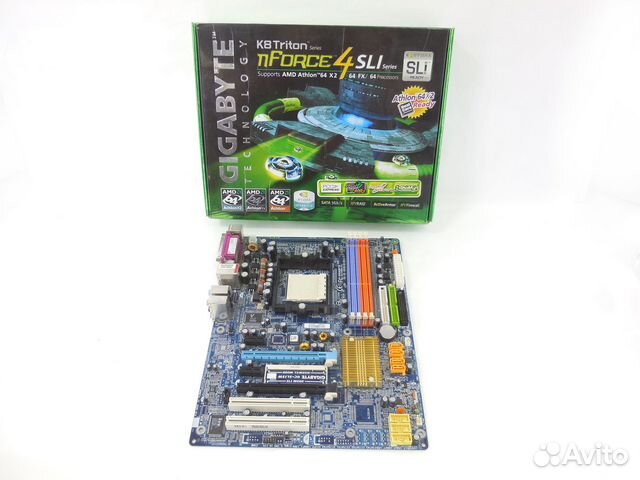 Материнская плата Socket 939 Gigabyte GA-K8N-SLI купить в Москве ...