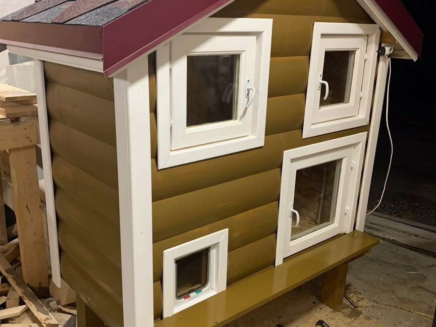 Уличный дом для кошки