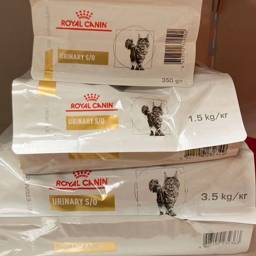 Корм для кошек Royal canin Уринари 0,35/1,5/3/7кг