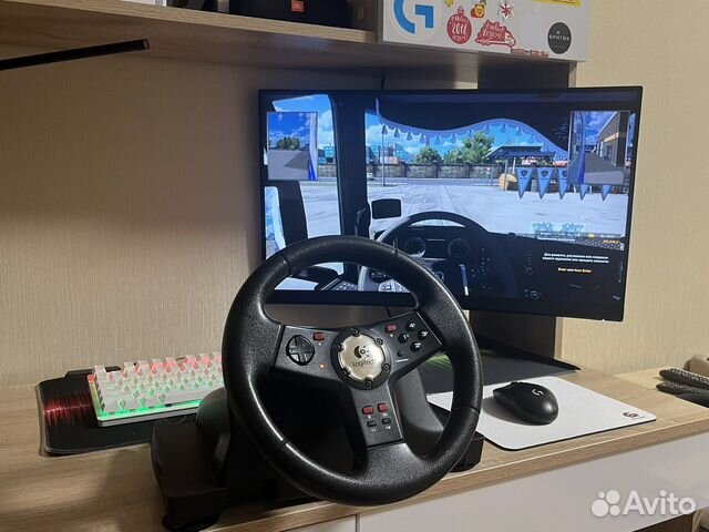 Игровой руль logitech n231 купить в Москве | Электроника | Авито