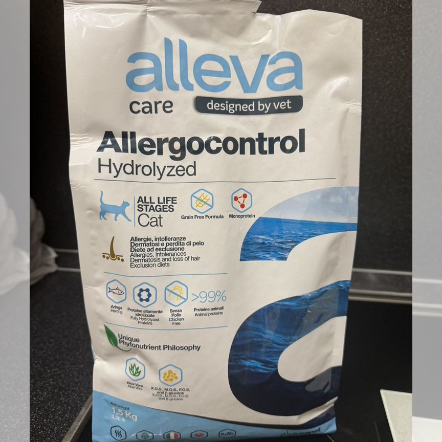 Корм для кошек alleva allergocontrol
