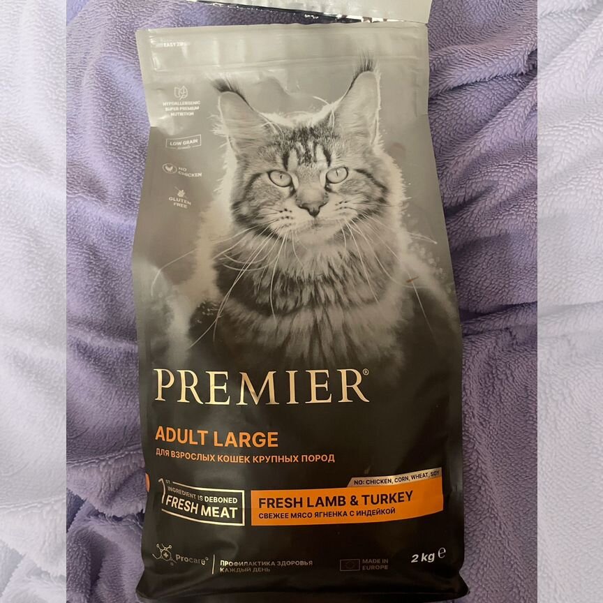 Корм для кошек premier adult