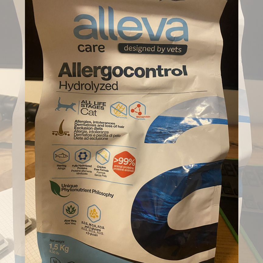Корм для кошек alleva allergocontrol 1,5кг