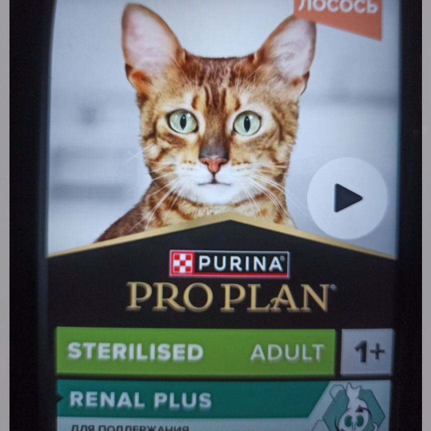 Корм для кошек Purina pro plan