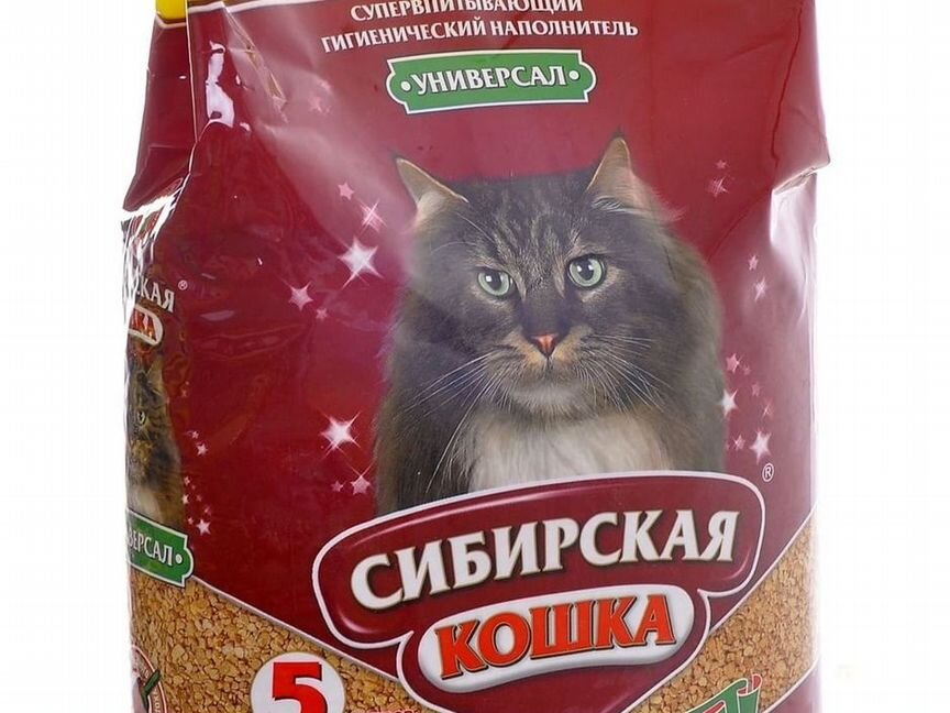 Сибирская кошка впитывающий наполнитель "Универсал