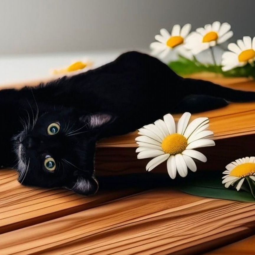 Черно-белый котёнок маркиз