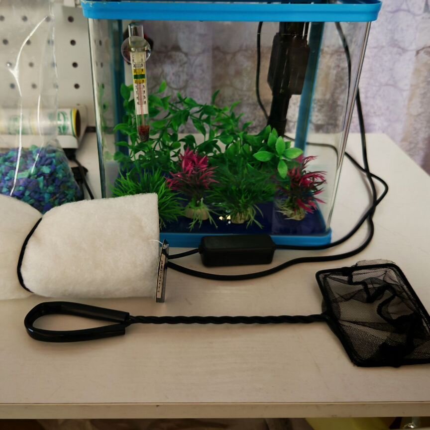 Аквариум 7 литров не большой