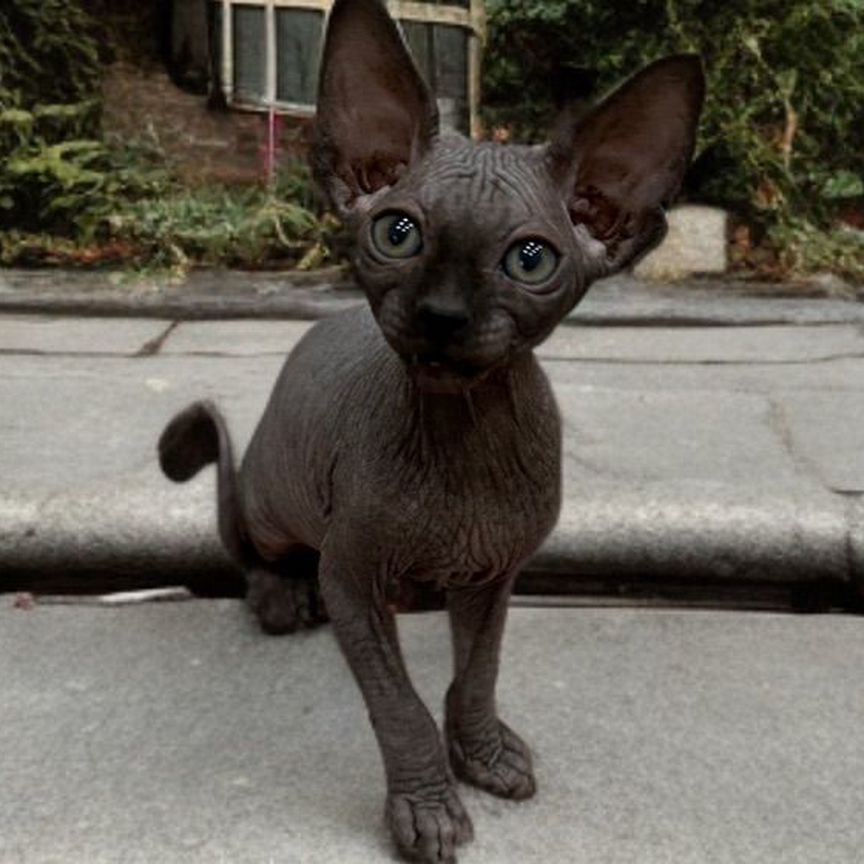 Котенок сфинкс