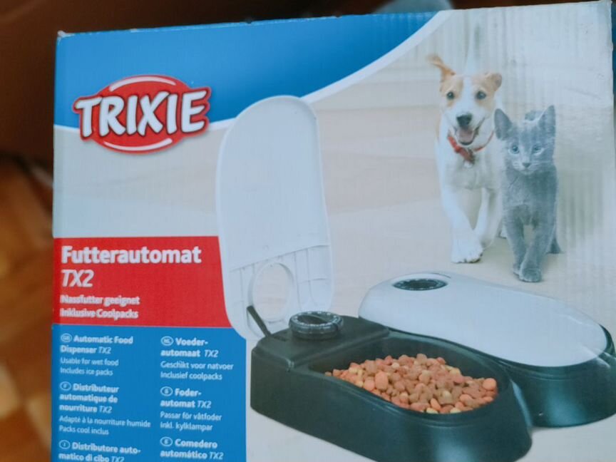 Автоматическая кормушка для животных trixie