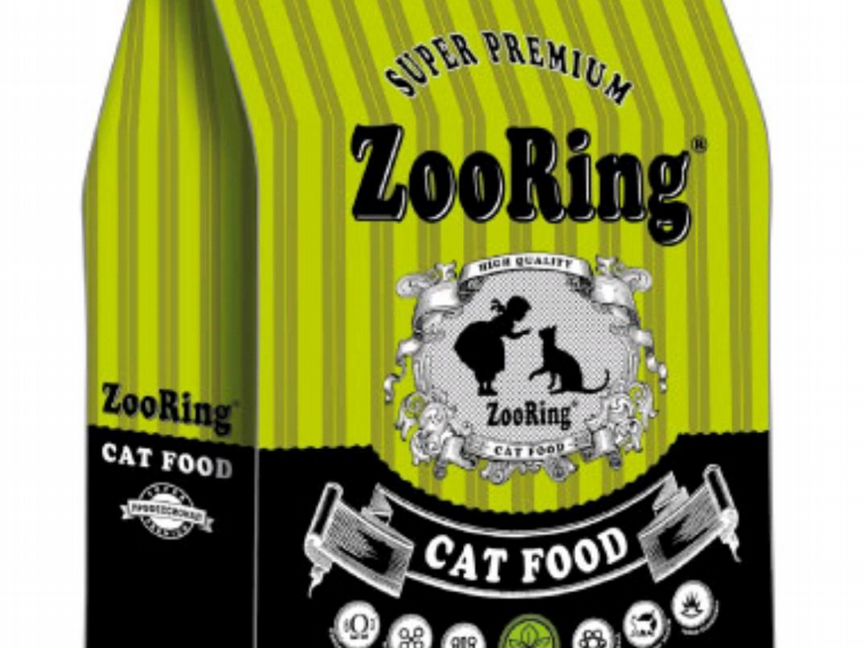 Сухой корм для котят Zooring kitten индейка 1.5 кг