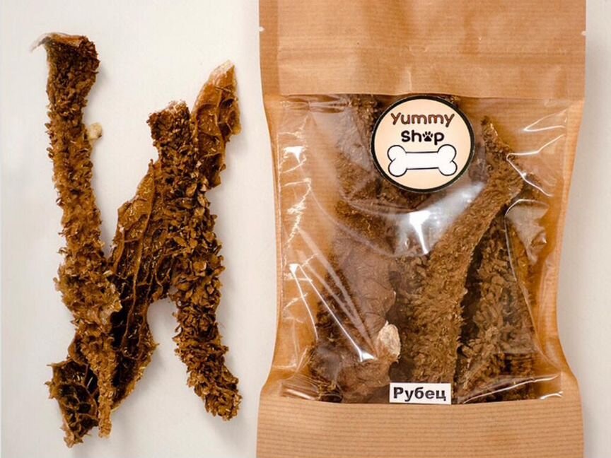 Рубец говяжий сушеный. Лакомства для собак