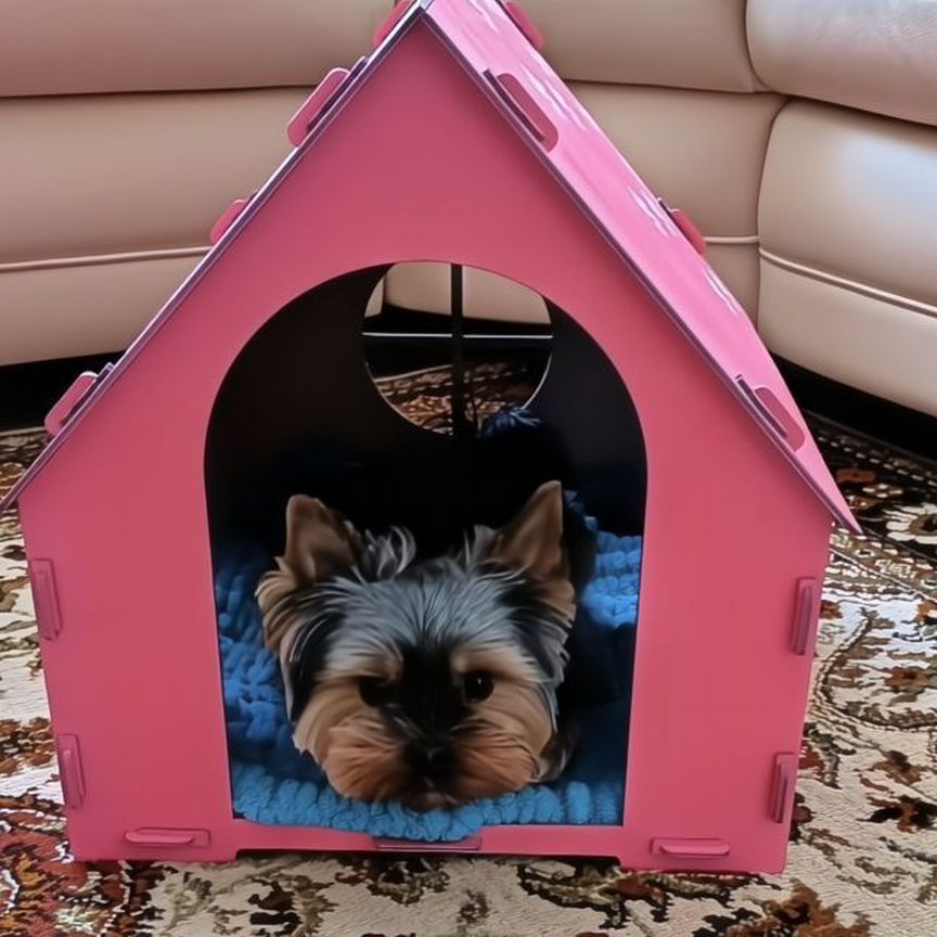 Домик для животных деревянный