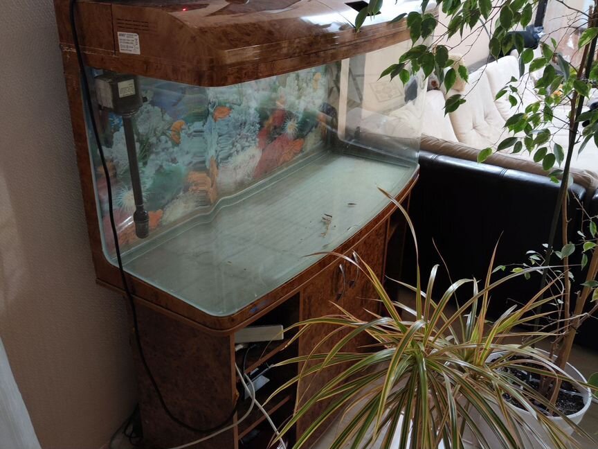 Аквариум jebo, c оригинальной тумбой