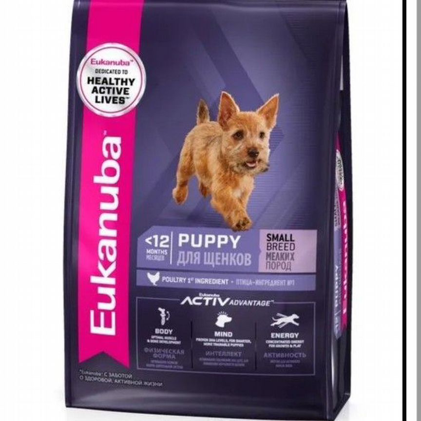 Корм для собак eukanuba