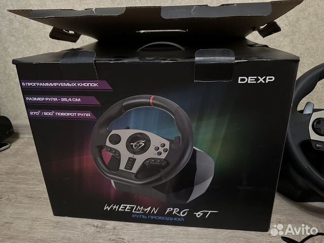 Руль dexp Wheelman Pro GT черный купить в Саранске | Электроника | Авито