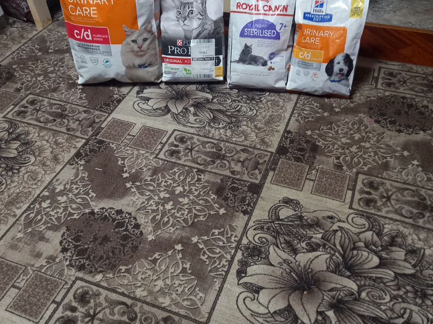 Корма hills, royal, purina