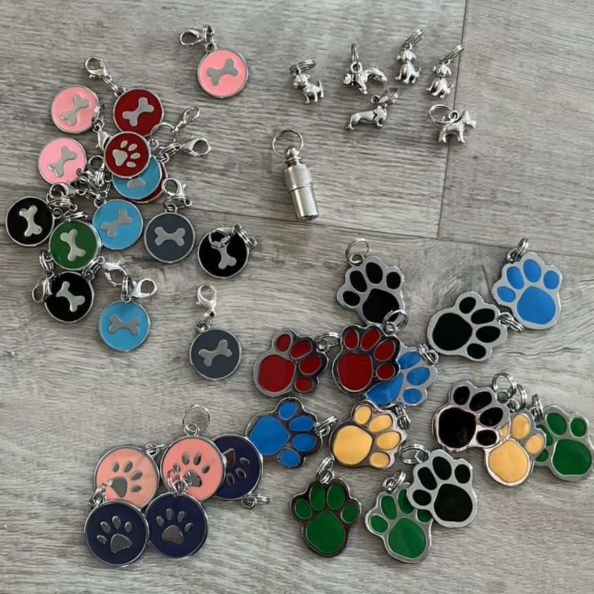 Адресники для собак и кошек без гравировки