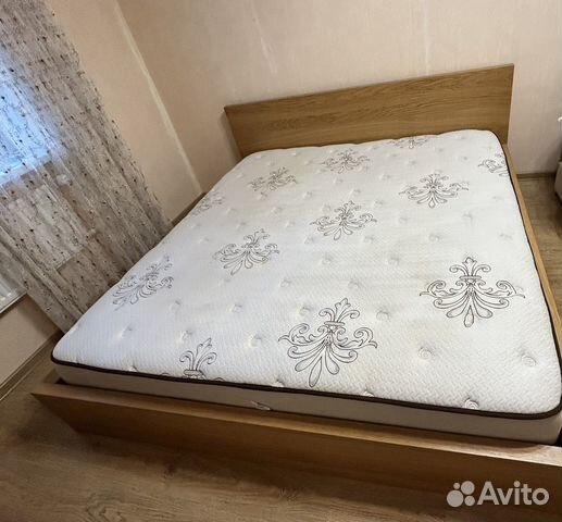 Кровать двухспальная IKEA с матрасом и тумбочкой купить в Санкт ...