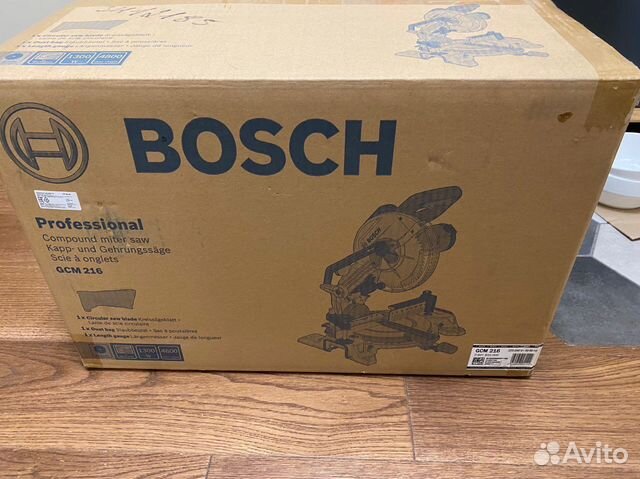 Торцовочная пила Bosch GCM 216 (новая) купить в Ивантеевке | Товары для ...