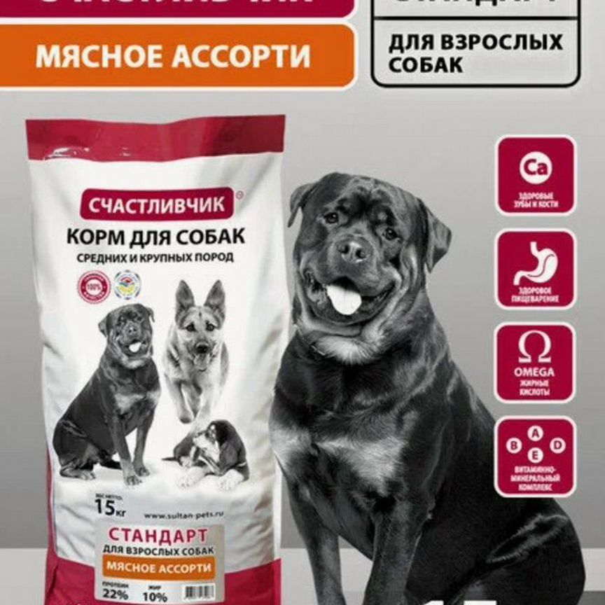 Корм для собак только для приюта