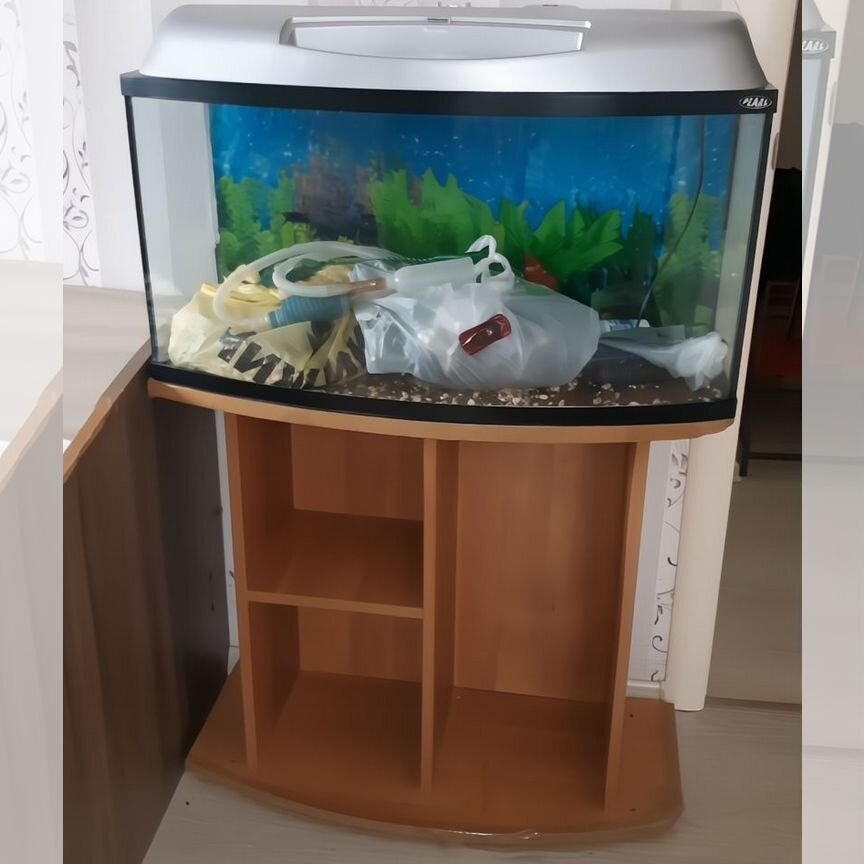 Аквариум 120 л (необходима проклейка)