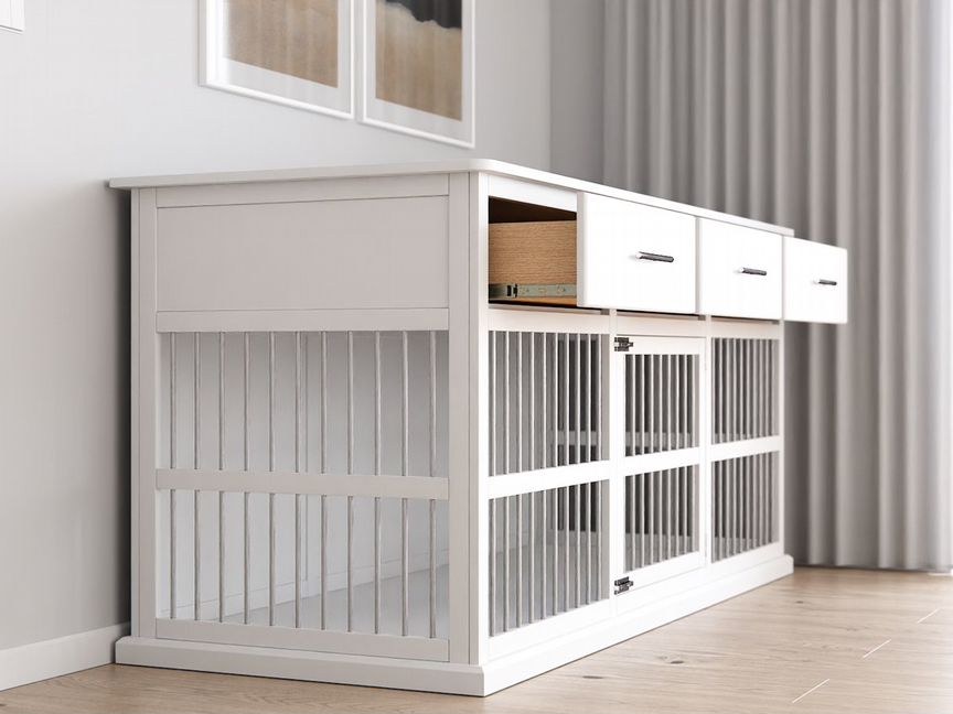 Домик для собаки Вольер Клетка Тумба деревянная V2