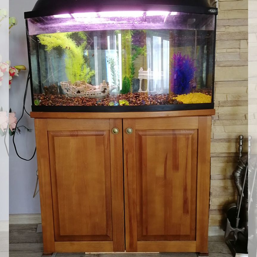 Продам аквариум с рыбками