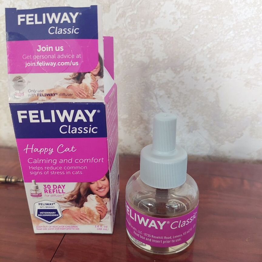 Feliway classic для кошек (феромоны от стресса)