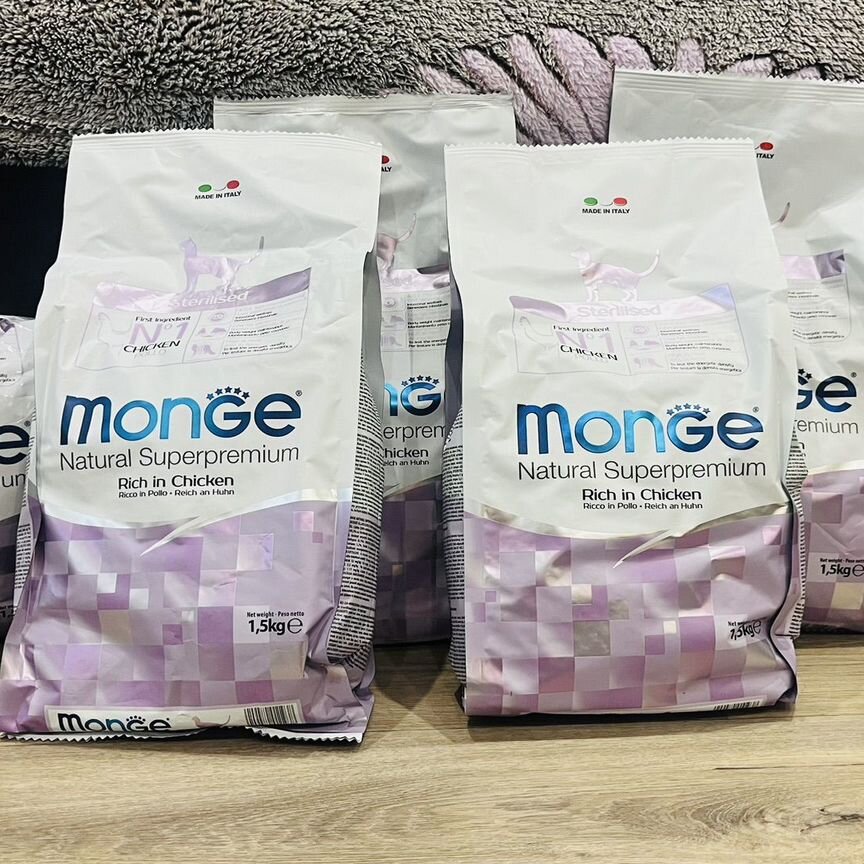 Сухой корм monge CAT sterilised chicken