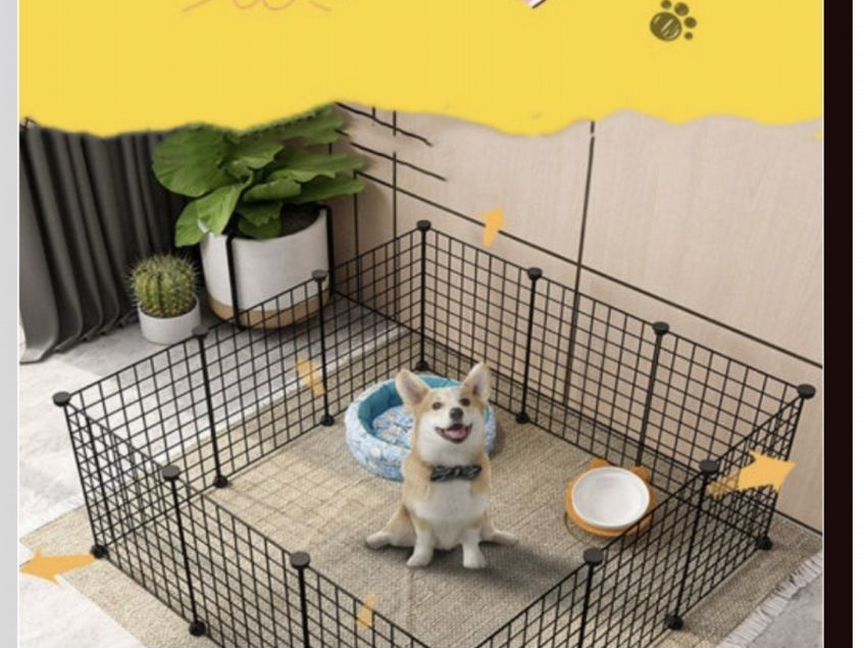 Новый сборный вольер для кошек и собак