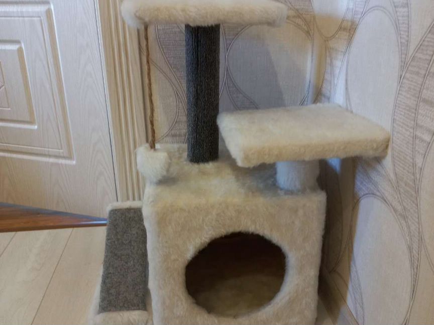 Домик для кошки с когтеточкой