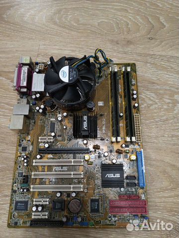 Материнская плата asus 775 комплект купить в Москве | Электроника | Авито
