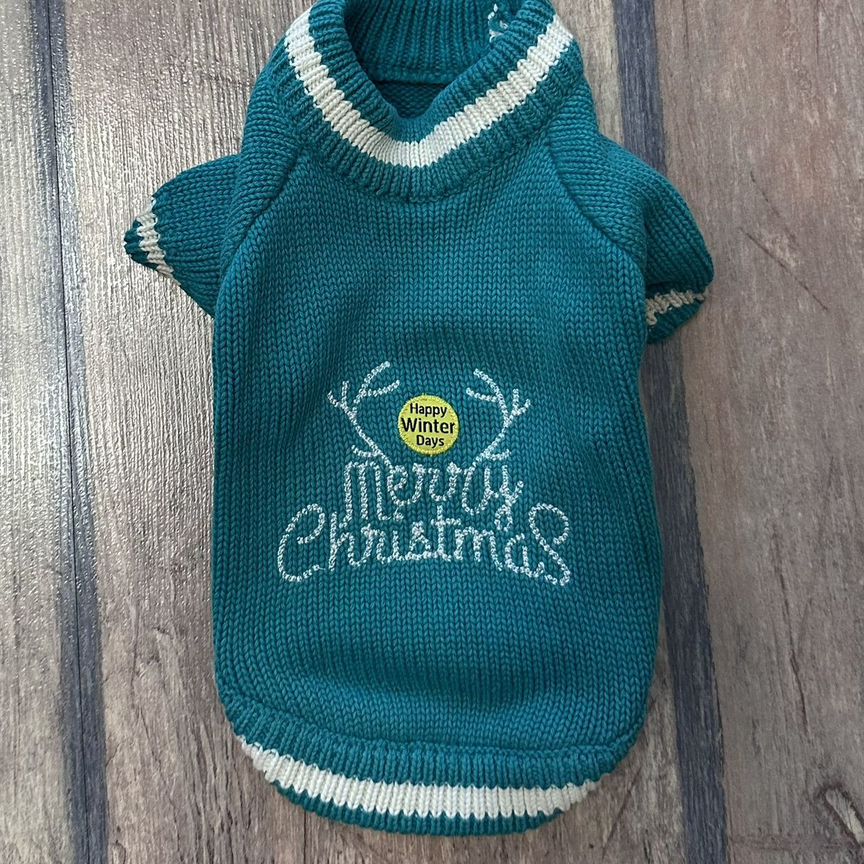 Новогодний свитер для собаки маленький