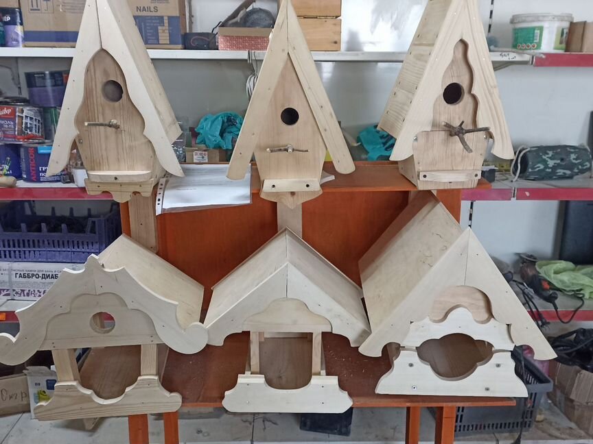 Скворечники для птиц и кормушки