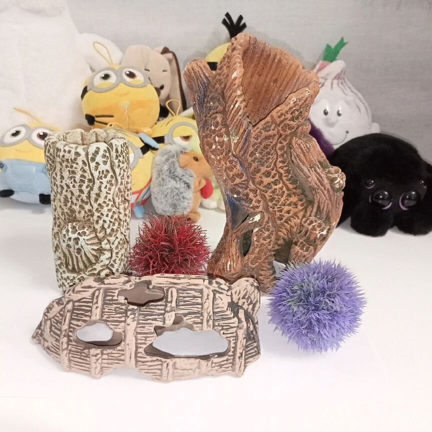 Декорации для аквариума бу