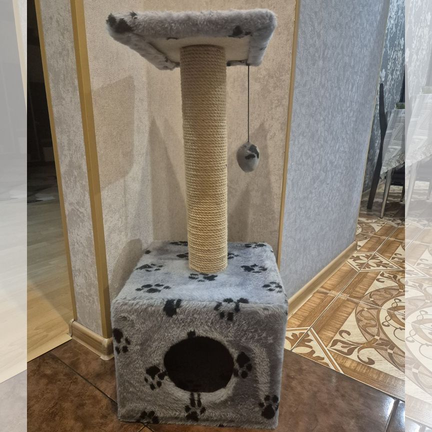 Когтеточка с домиком бу