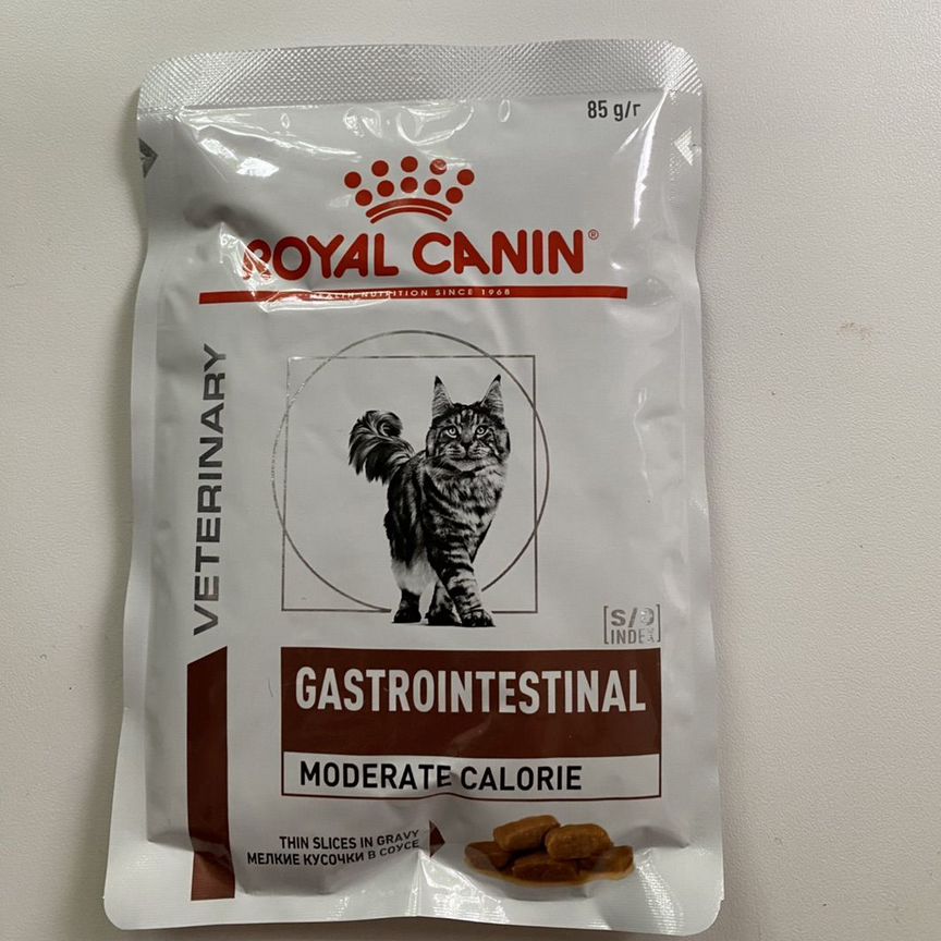 Корм для кошек royal canin gastrointestinal(паучи)